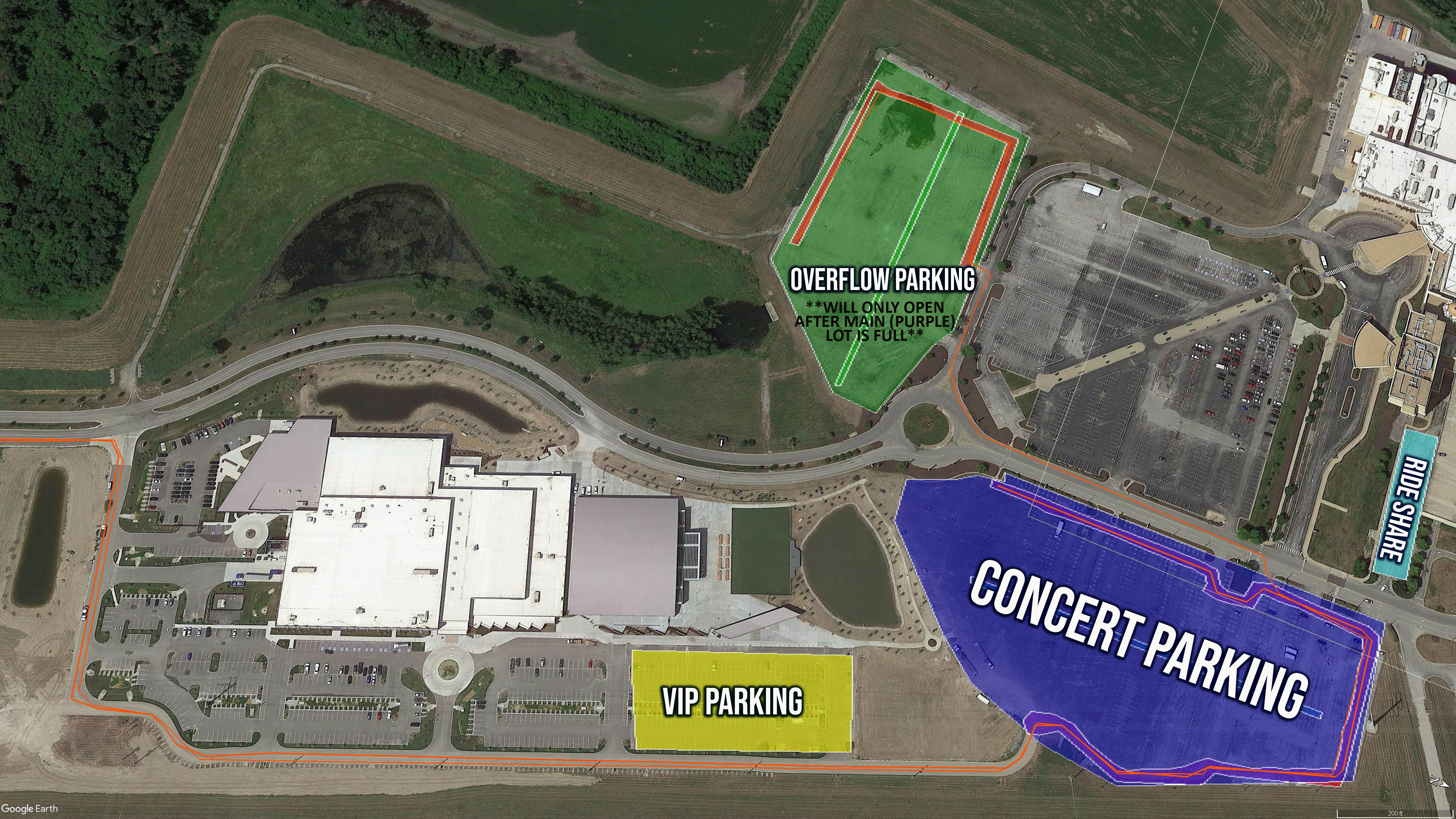 Parking & Directions | Centene Community Ice Center